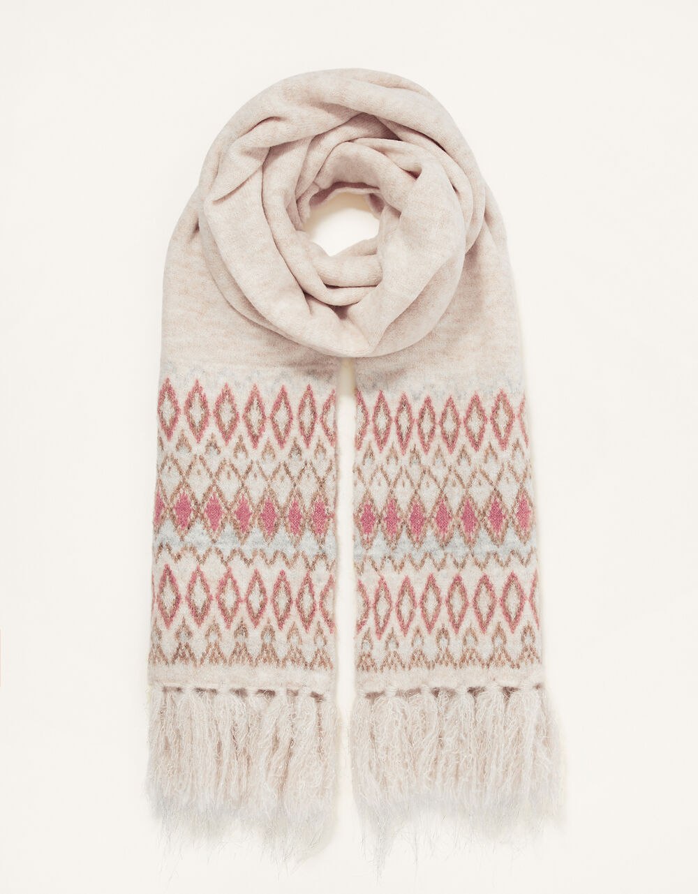 Fair Isle Knit Scarf