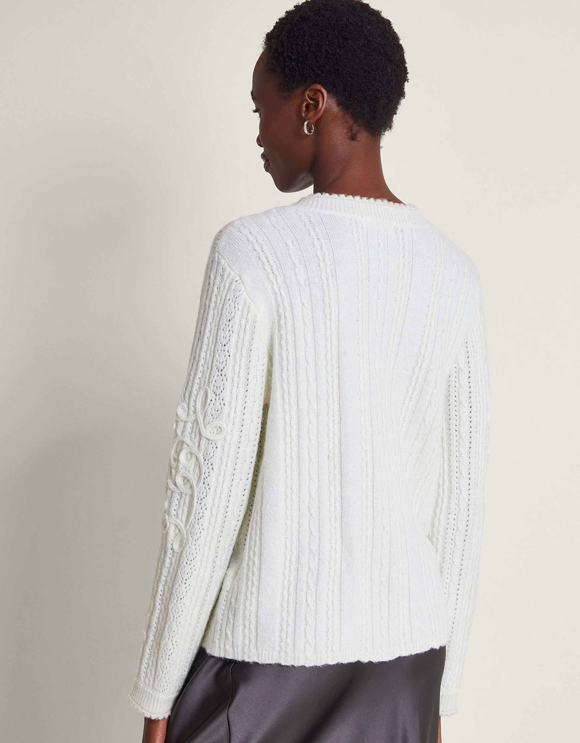Carly Cornelli Cardigan Ivory | Cardigans | Monsoon UK.