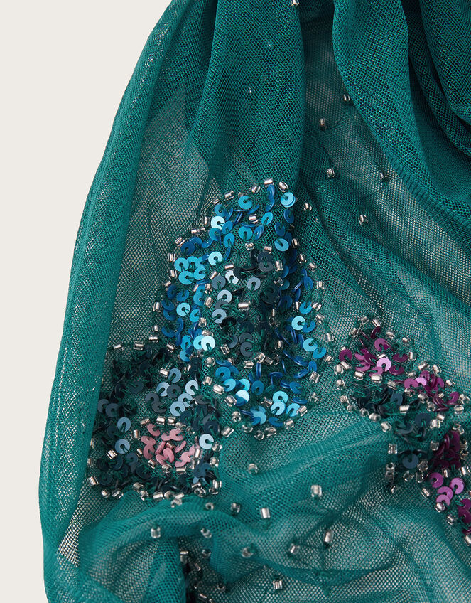 Sequin Net Scarf