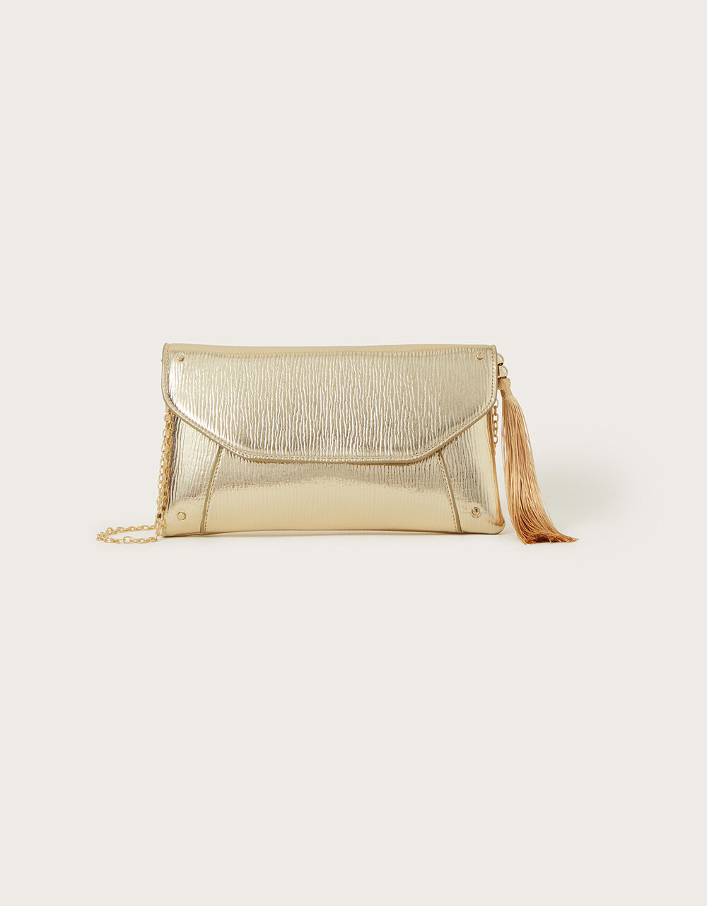Metallic Ripple Clutch Bag | Bags & Purses | Monsoon UK.