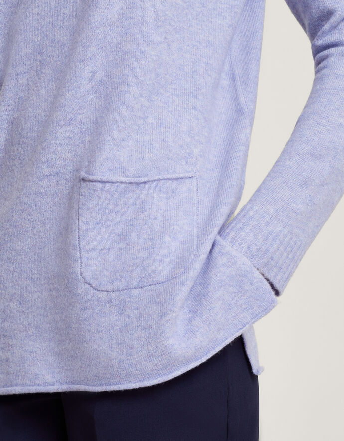 Pia Pocket Jumper Purple | Knitwear | Monsoon UK.