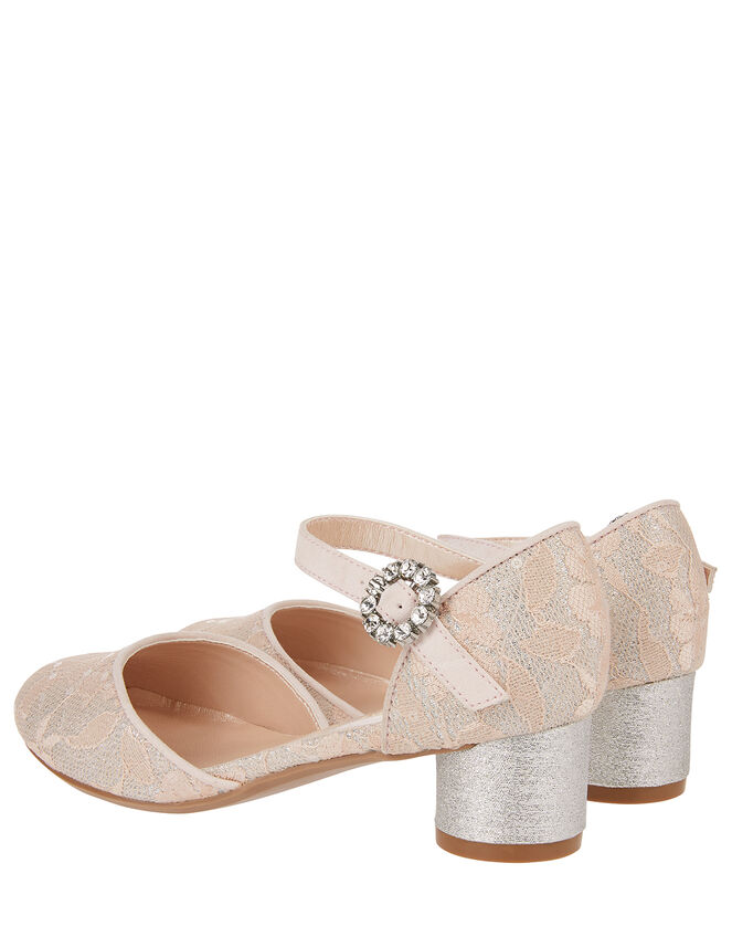 Tabitha Lace Two Part Shoe Pink