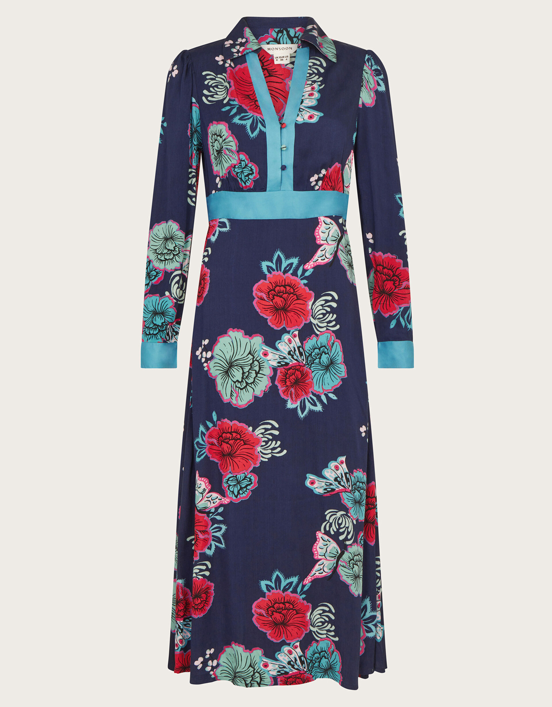 Esme Shirt Dress Blue | Day Dresses | Monsoon UK.