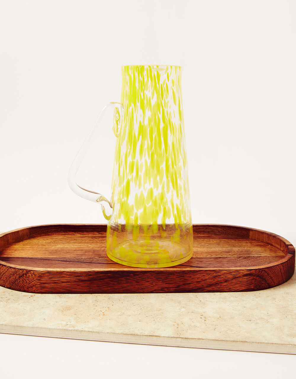 Mottled Glass Jug | Crockery | Monsoon UK.