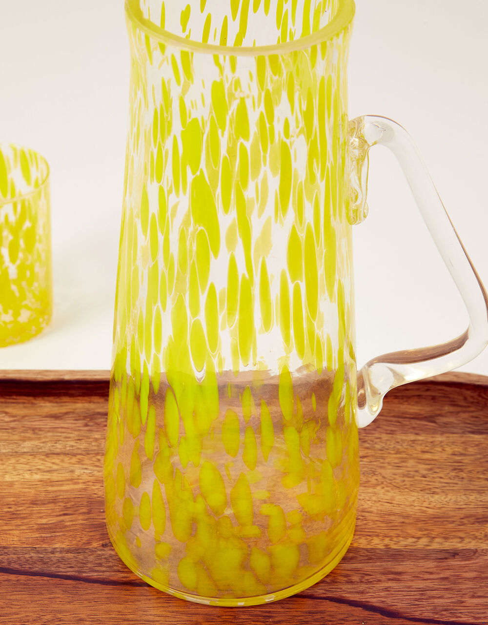 Mottled Glass Jug | Crockery | Monsoon UK.