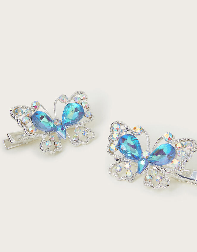 2-Pack Gemstone Butterfly Hair Clips | Accessories | Monsoon UK.