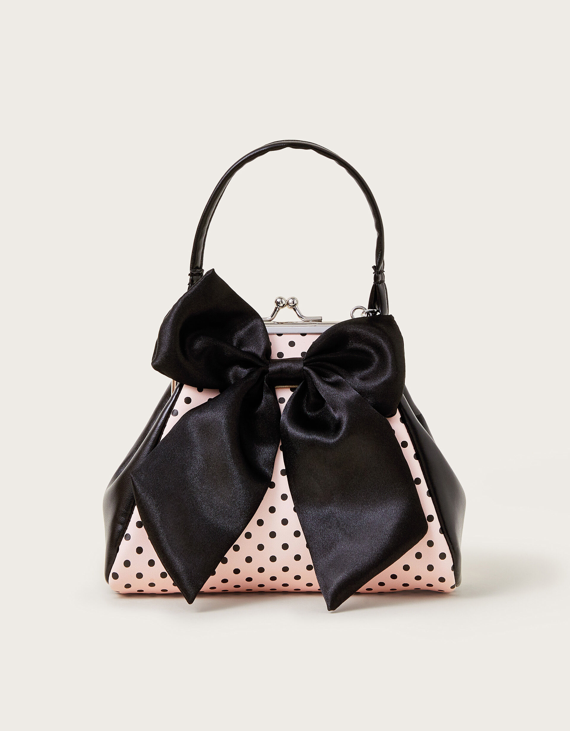 Emily Bow Polka Dot Bag | Accessories | Monsoon UK.