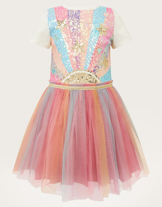 Disco Sun Ray Dress Ivory | Girls' Dresses | Monsoon UK.