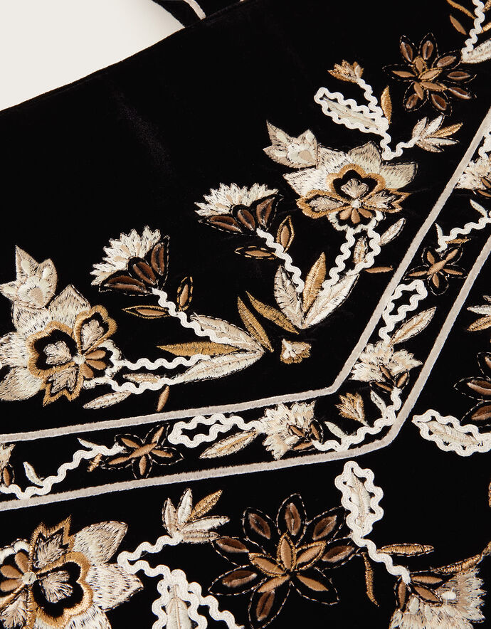 Phoebe Floral Embroidered Tote Bag