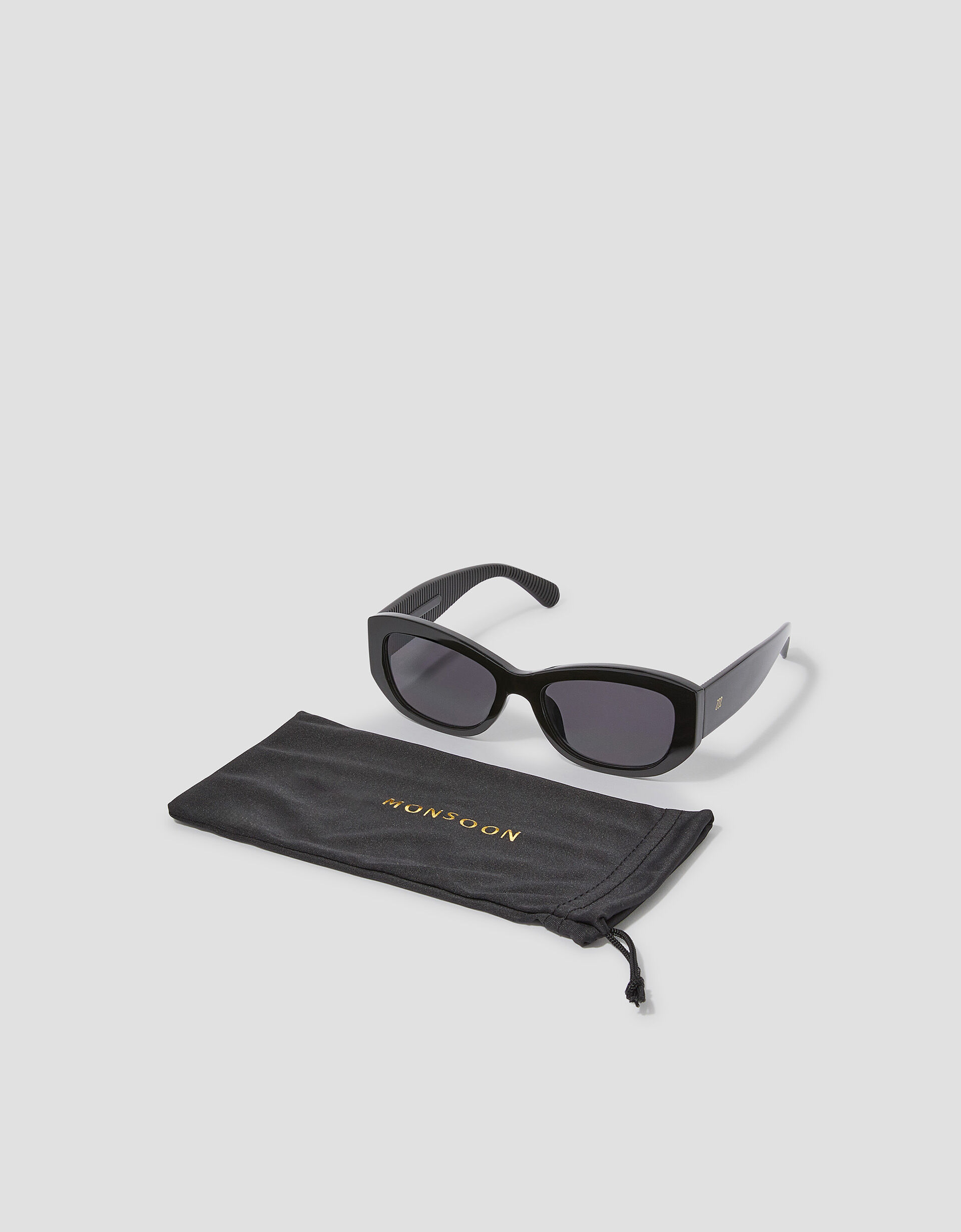 Retro Rectangle Sunglasses | Sunglasses | Monsoon UK.