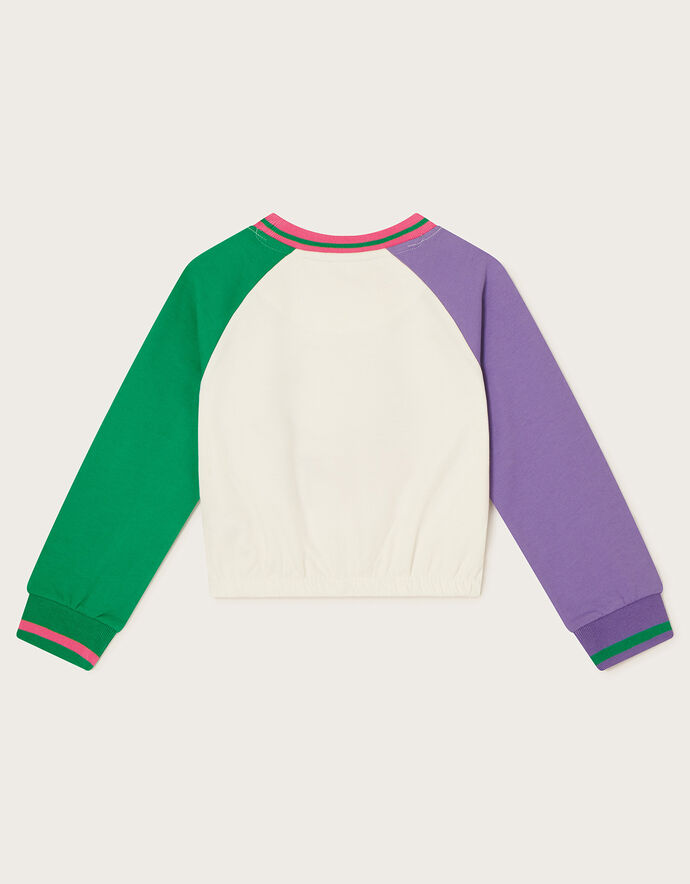 Frog Elastic Waist Crop Top Ivory | Girls' Tops & T-shirts | Monsoon UK.