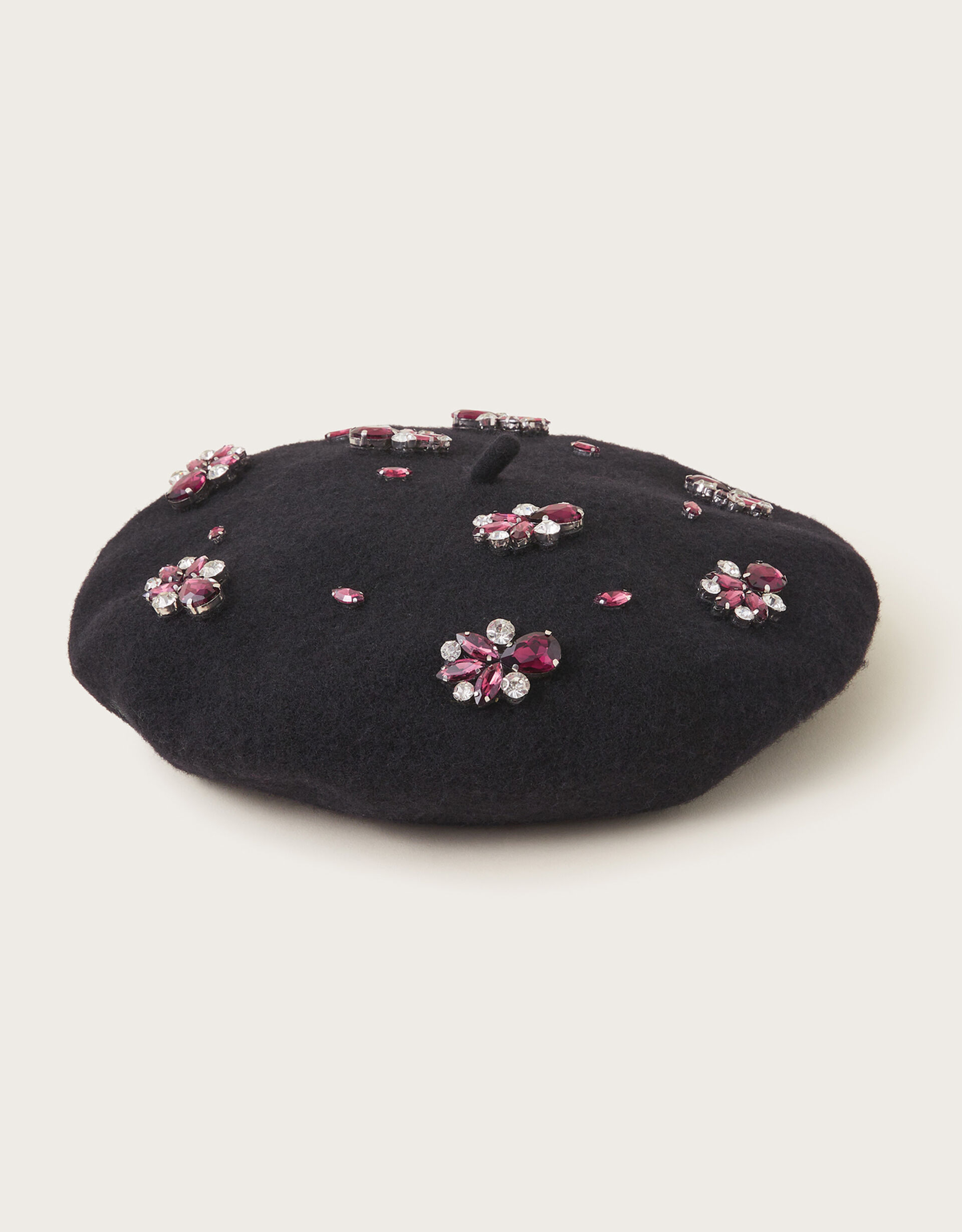 Diamante Wool Beret