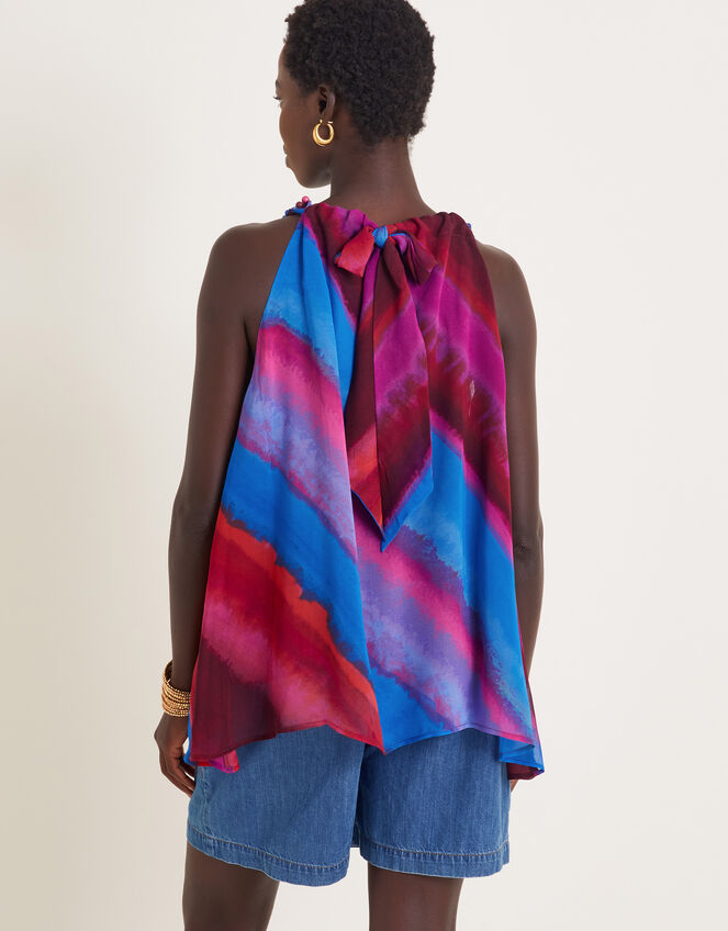 Eliza Beaded Stripe Halter Top Red | Vests, Camisoles And Sleeveless ...