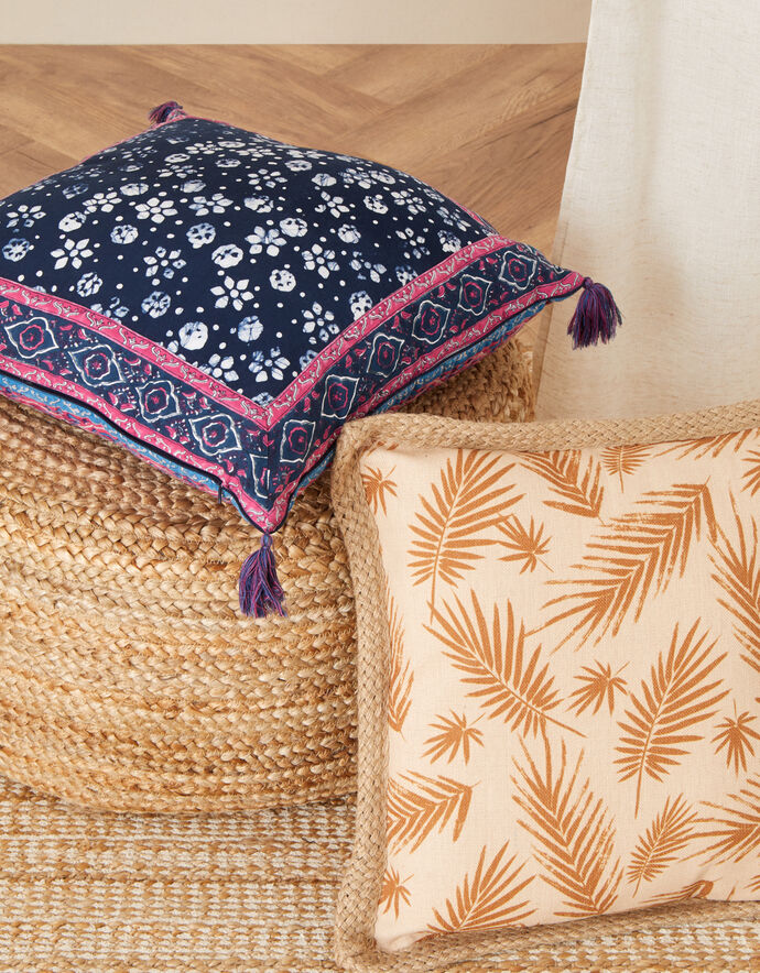 ARTISAN STUDIO Woodblock Print Cushion | Cushions | Monsoon UK.