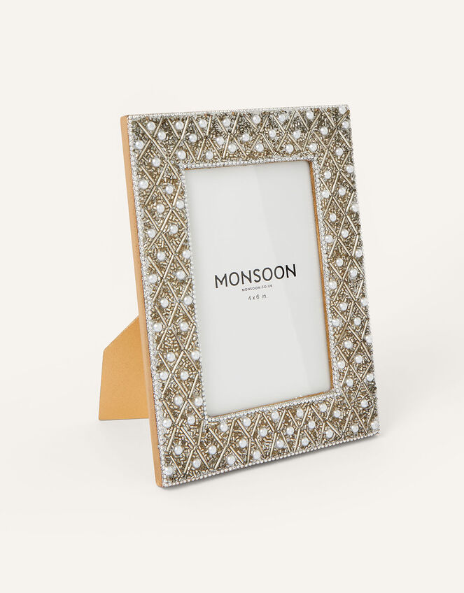 Embellished Pearl Photo Frame | Photo Frames | Monsoon UK.