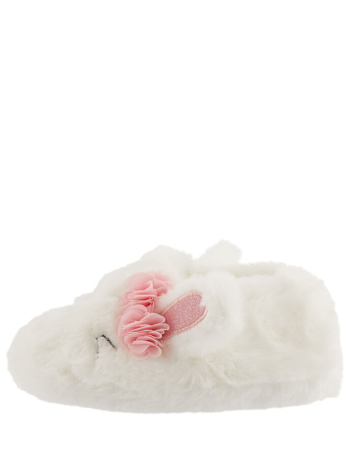 Bunny Fluffy Slippers Ivory