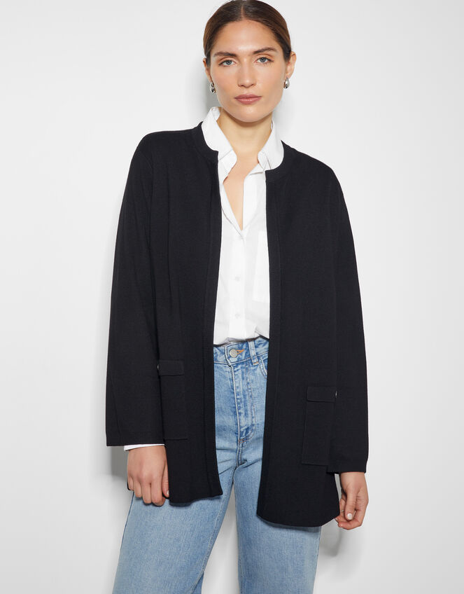 Penny Open Front Pocket Cardigan Black | Cardigans | Monsoon UK.