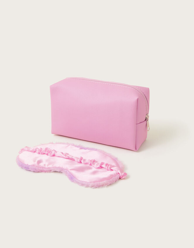 Faux Fur Mask and Cosmetic Bag Sleepover Set | Accessories | Monsoon UK.