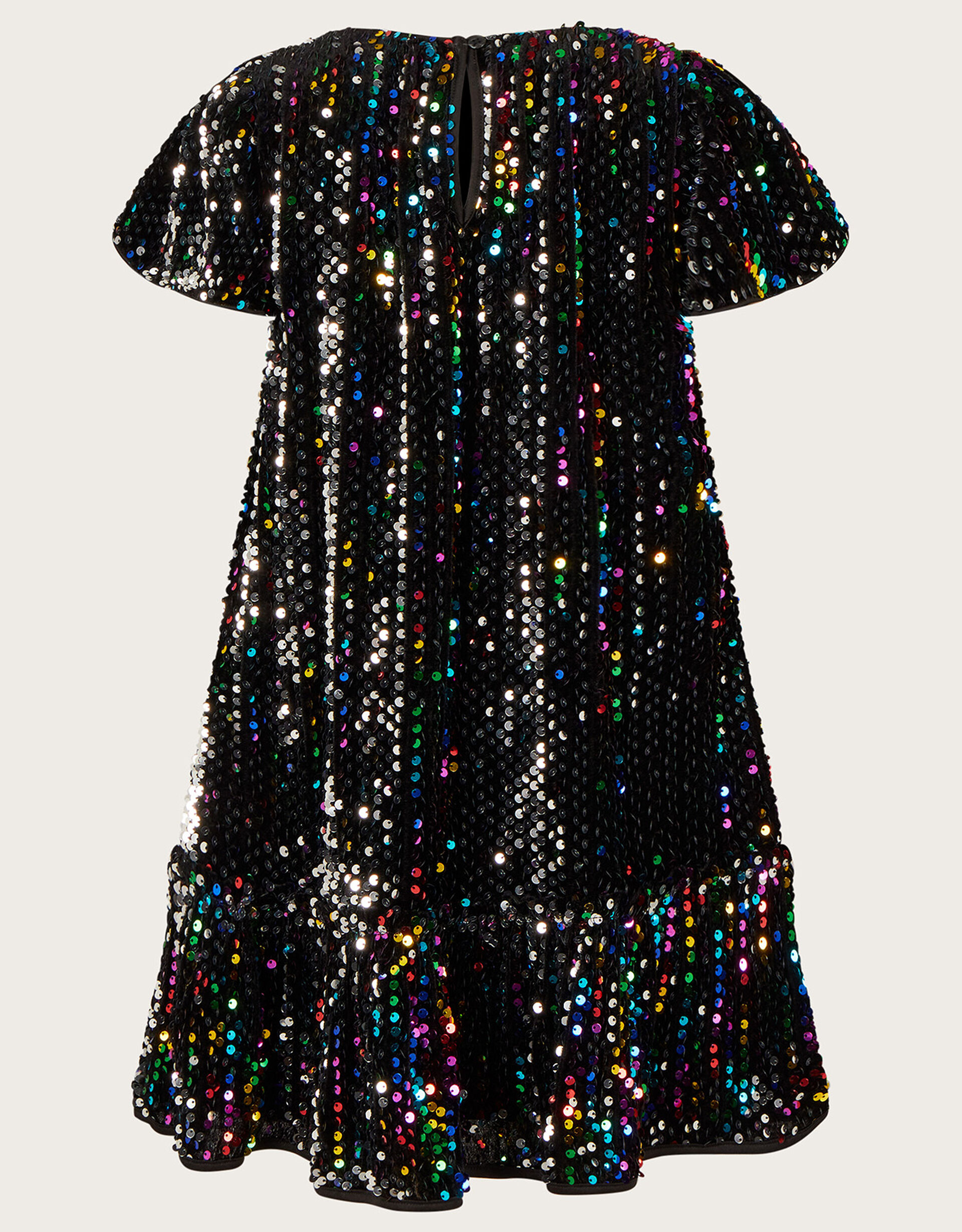 Rainbow Sequin Disco Dress Multi