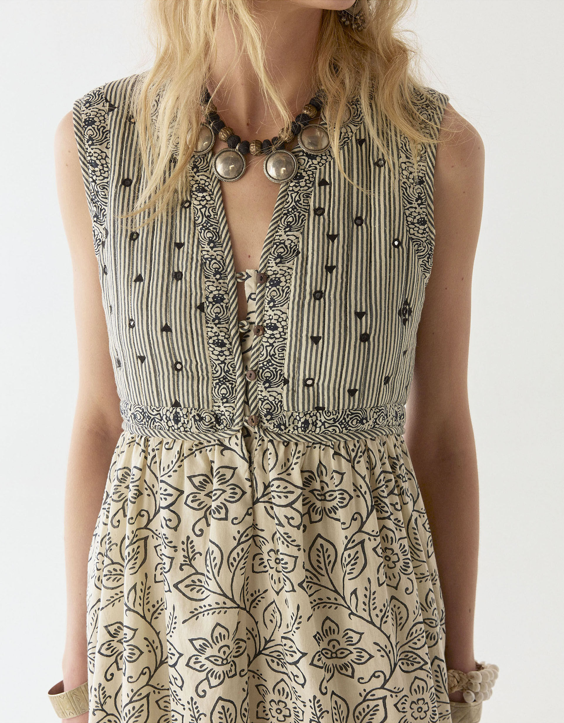 Maison Hotel Eugenie Midi Dress Multi