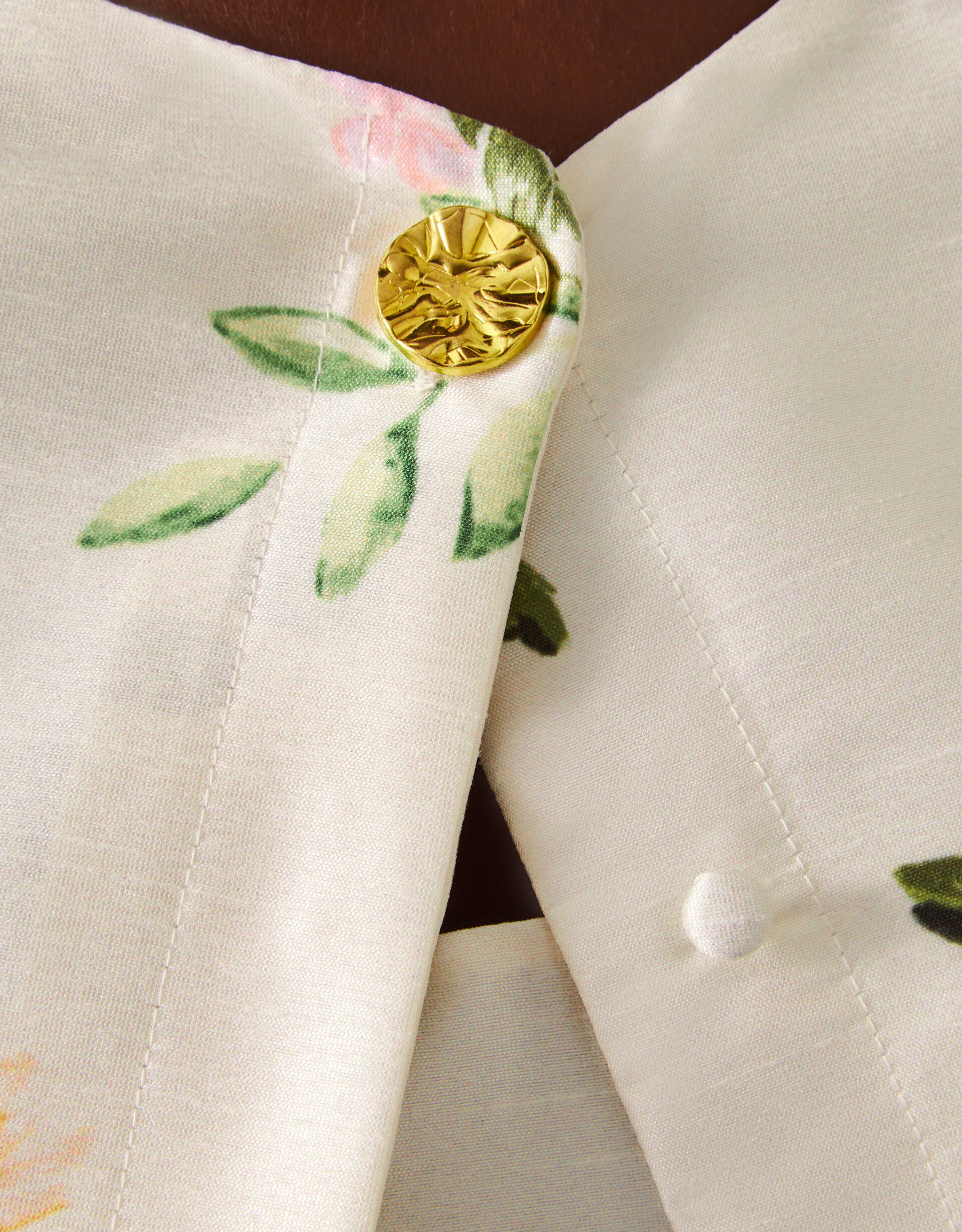 Anne Floral Puff Sleeve Jacket Cream | Women's Jackets | Monsoon UK.