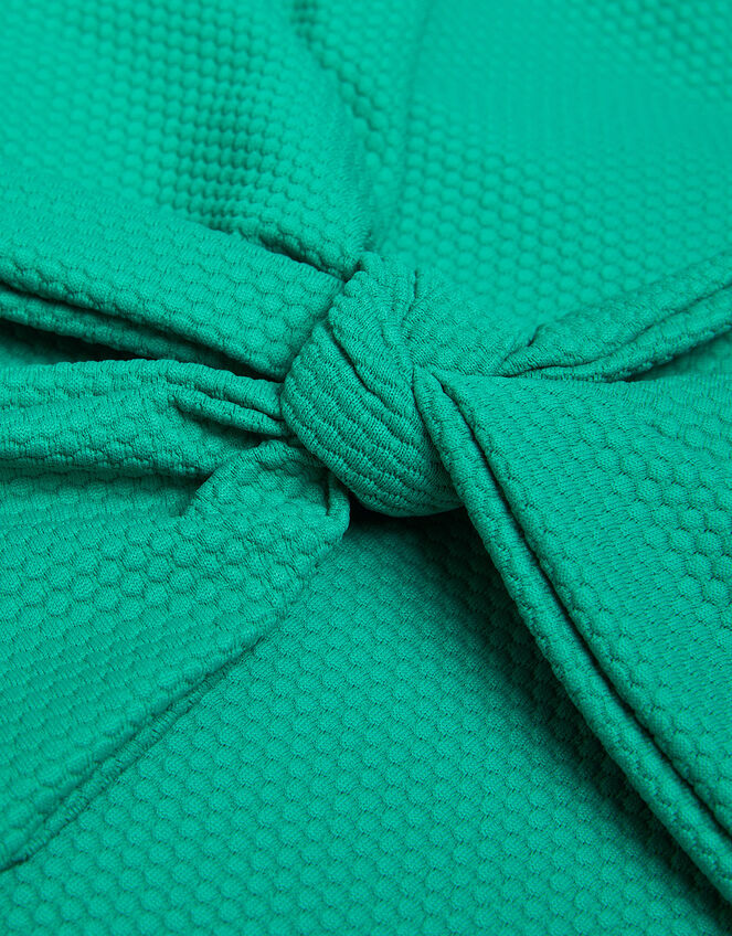 Bow Textured Swimsuit Green | Girls' Beach & Swimwear | Monsoon UK.