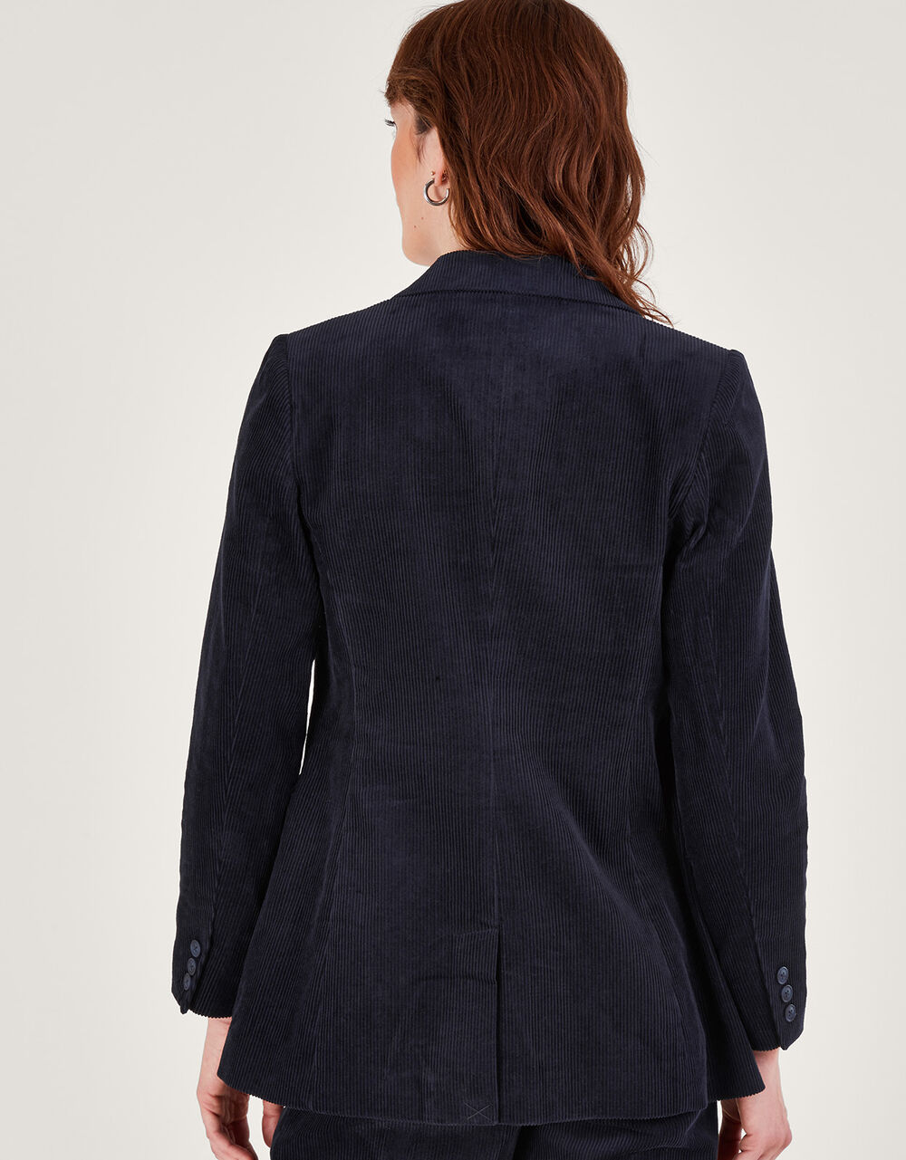 Cord Blazer Suit Jacket Blue | Women's Jackets | Monsoon UK.