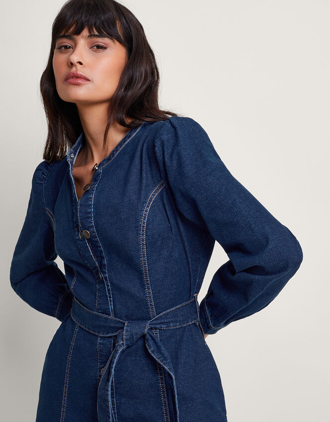 Lulu Denim Dress Blue | Day Dresses | Monsoon UK.