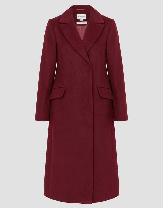 Arabella A-Line Coat Red | Women's Coats | Monsoon UK.