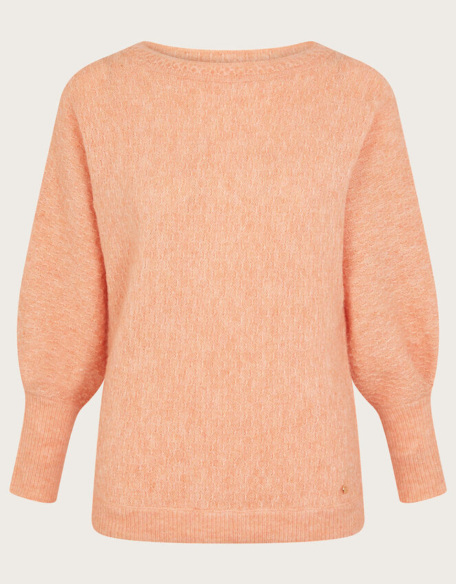 Supersoft Stitch Jumper with Recycled Polyester Orange | Jumpers ...