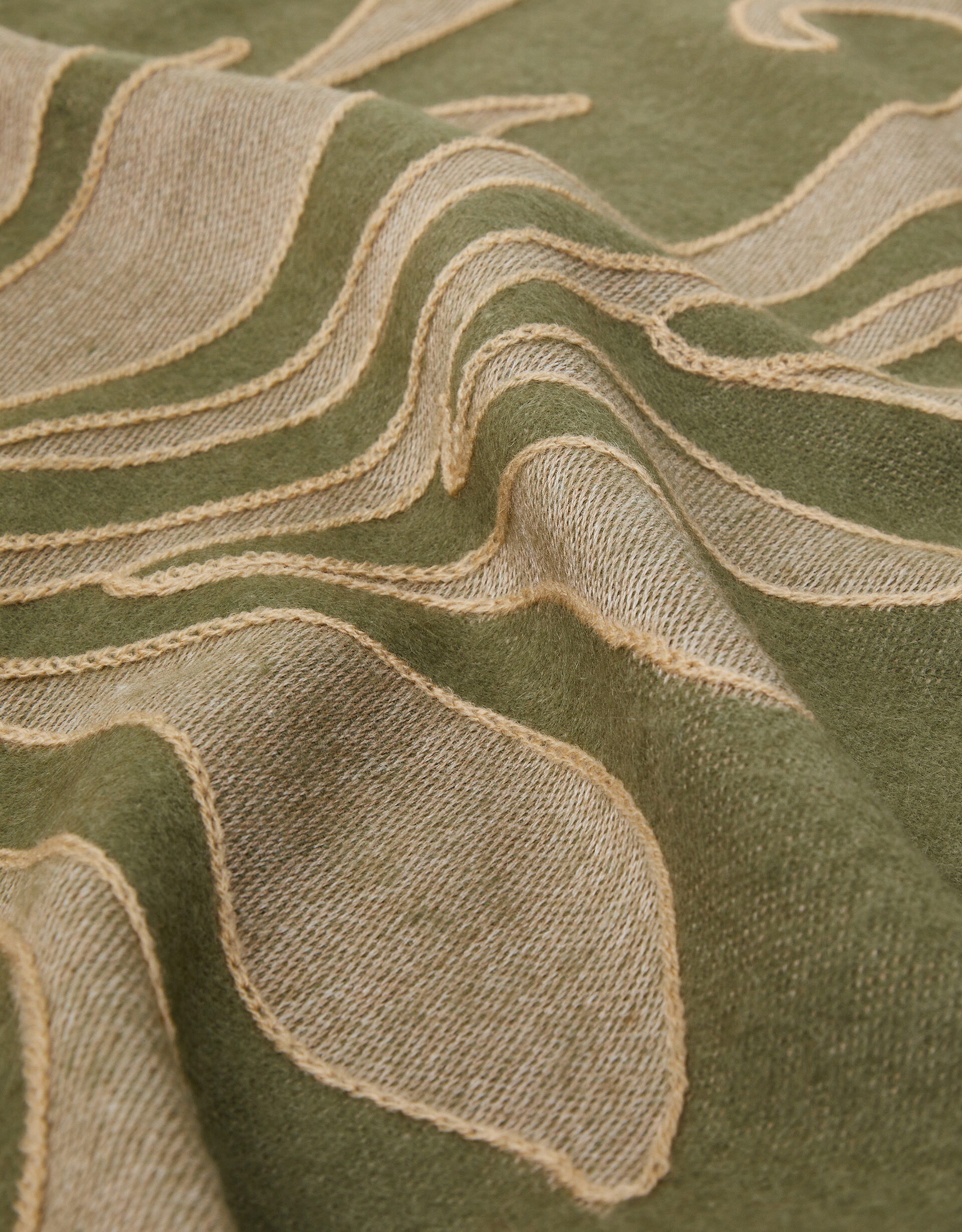 Mya Applique Blanket Scarf