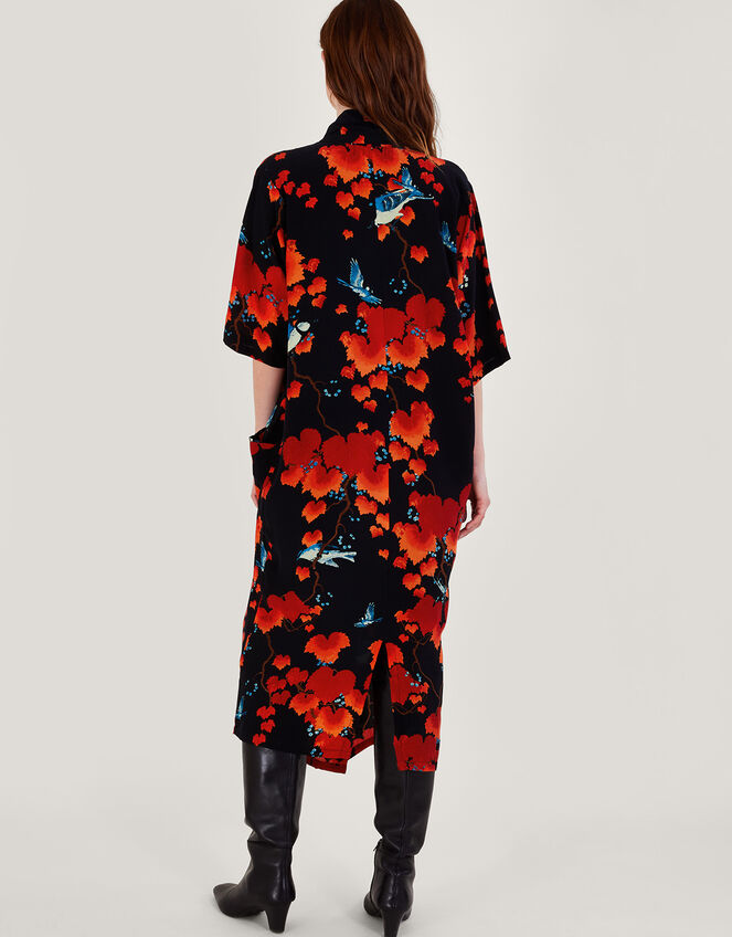 One Hundred Stars Acer Print Dress Black