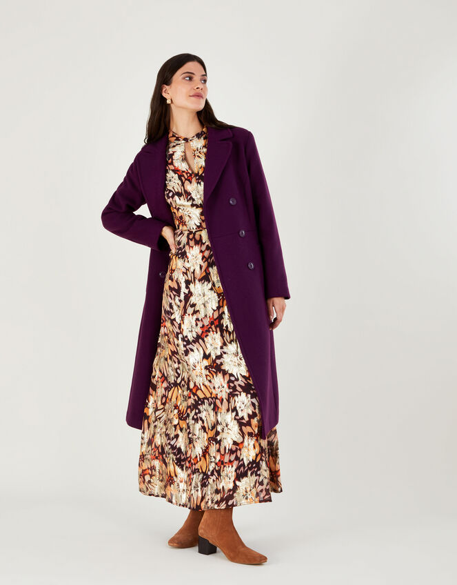 Danielle Skirted Coat Red | Women's Coats | Monsoon UK.