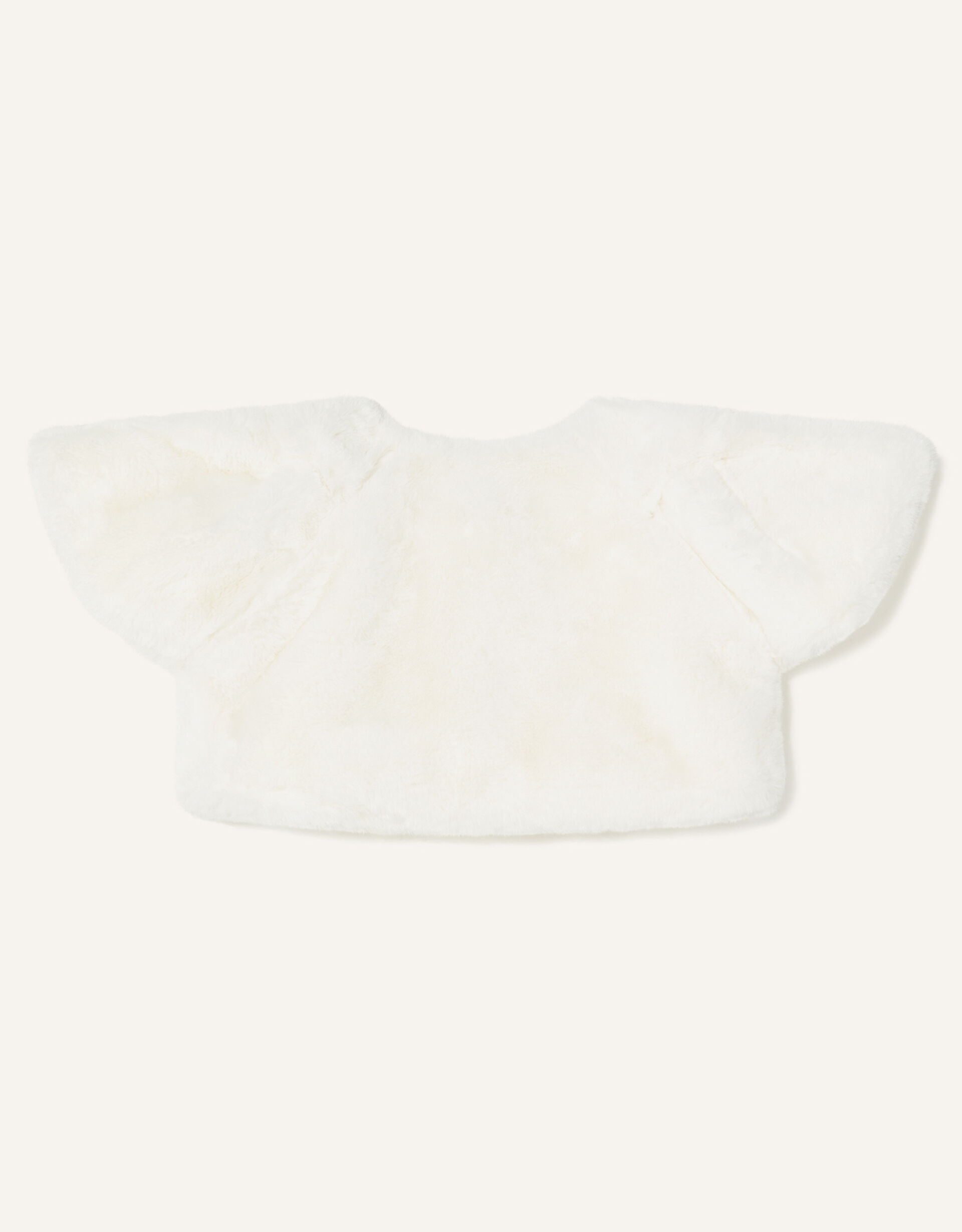 Baby Faux Fur Shrug Ivory | Baby Girl Outfits & Sets | Monsoon UK.