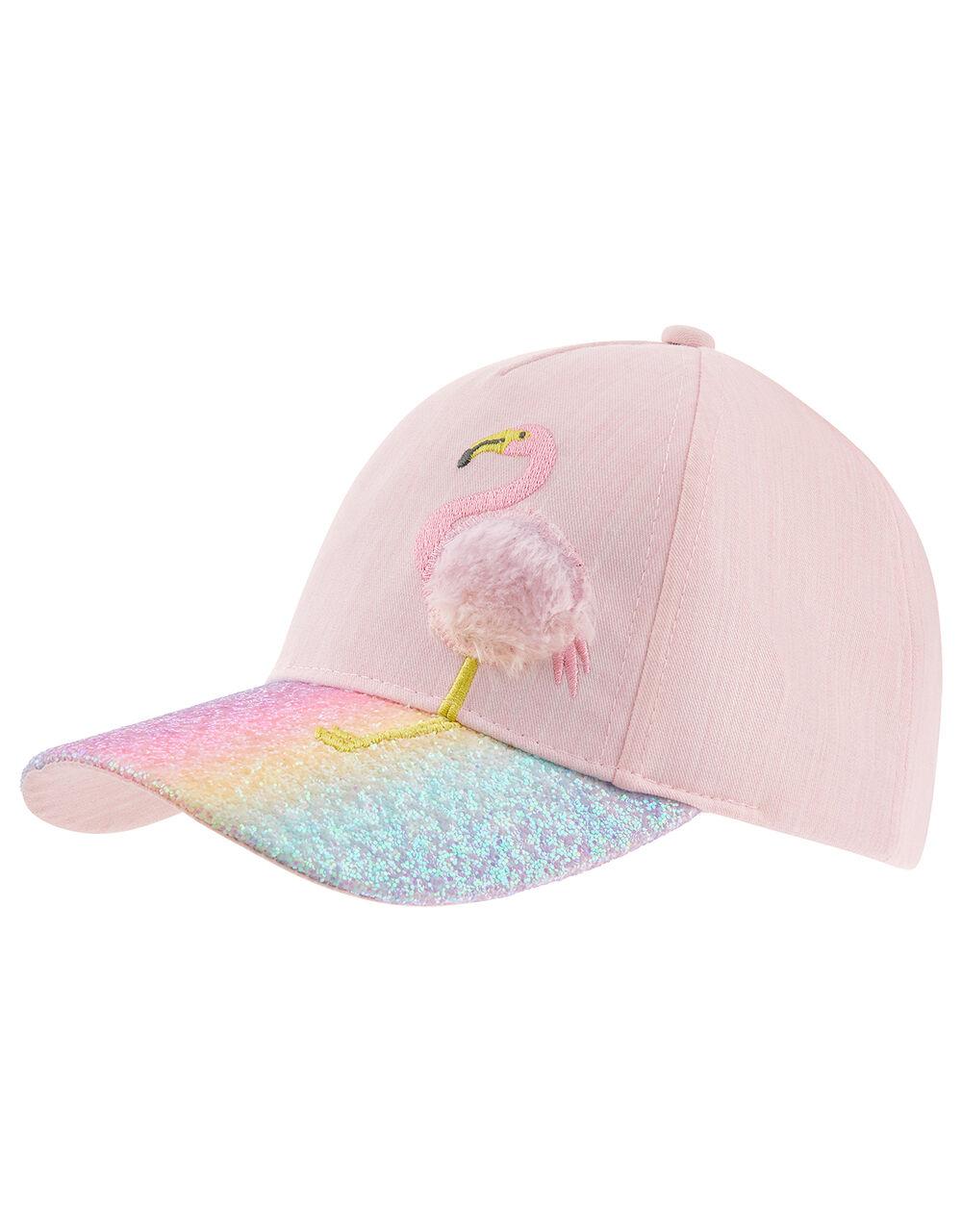 Rainbow Glitter Flamingo Cap Pink | Gloves, Hats & Scarves | Monsoon UK.