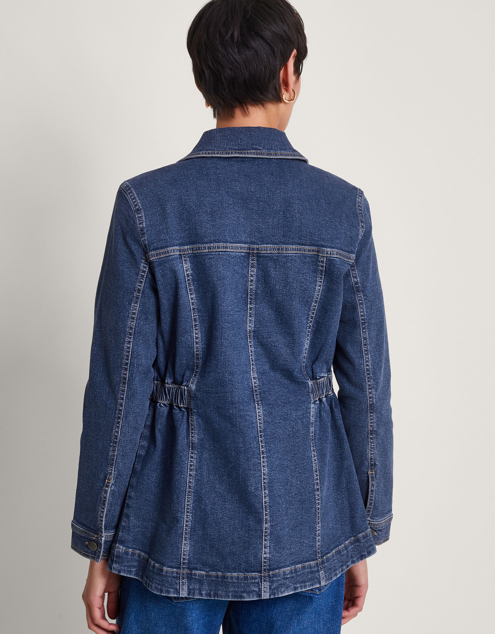 Melanie Stretch Denim Jacket Blue | Casualwear | Monsoon UK.