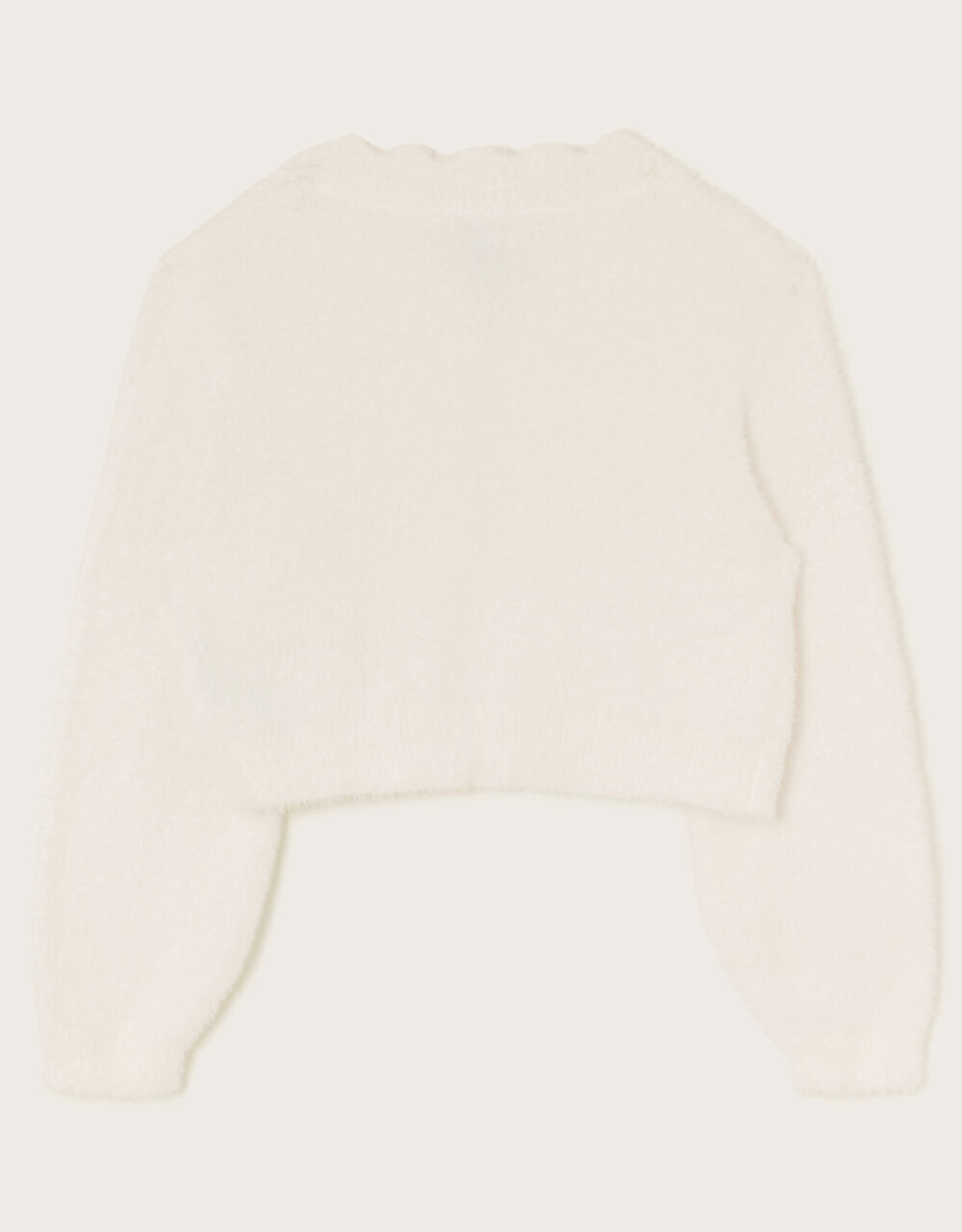 Darcy Fluffy Cardigan Ivory | Girls' Cardigans | Monsoon UK.
