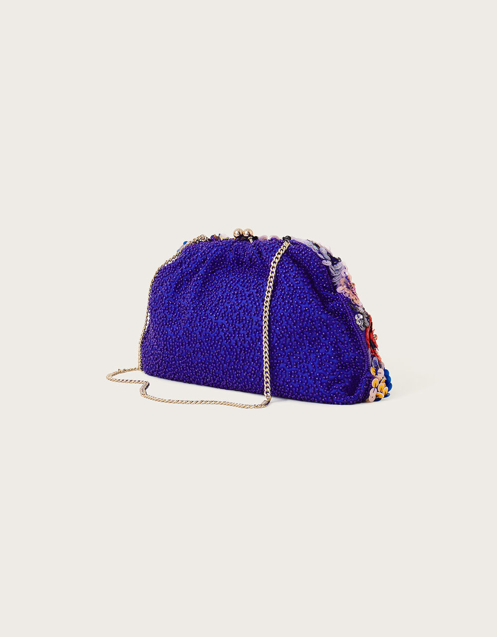 Flower Power Embellished Clutch Bag | Bags & Purses | Monsoon UK.