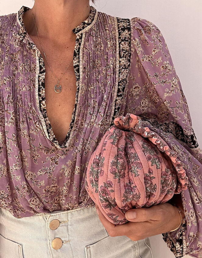 Maison M Quilted Balloon Pouch