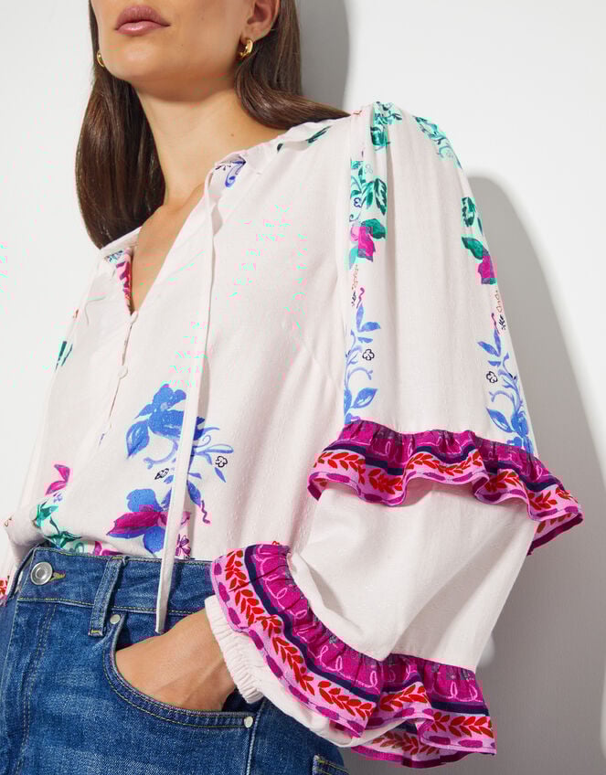 Kayla Floral Print Blouse Pink | Tops & T-shirts | Monsoon UK.