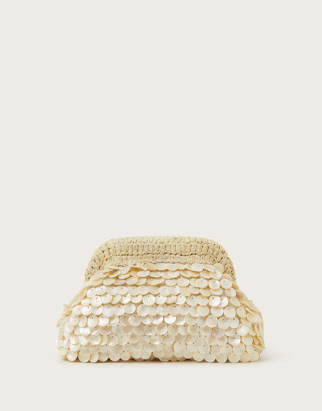 Hand-Beaded Shell Clutch | Bags & Purses | Monsoon UK.