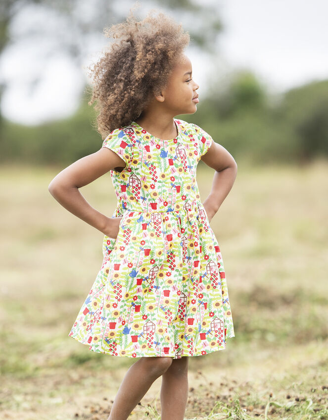 Frugi Lena Dress Orange