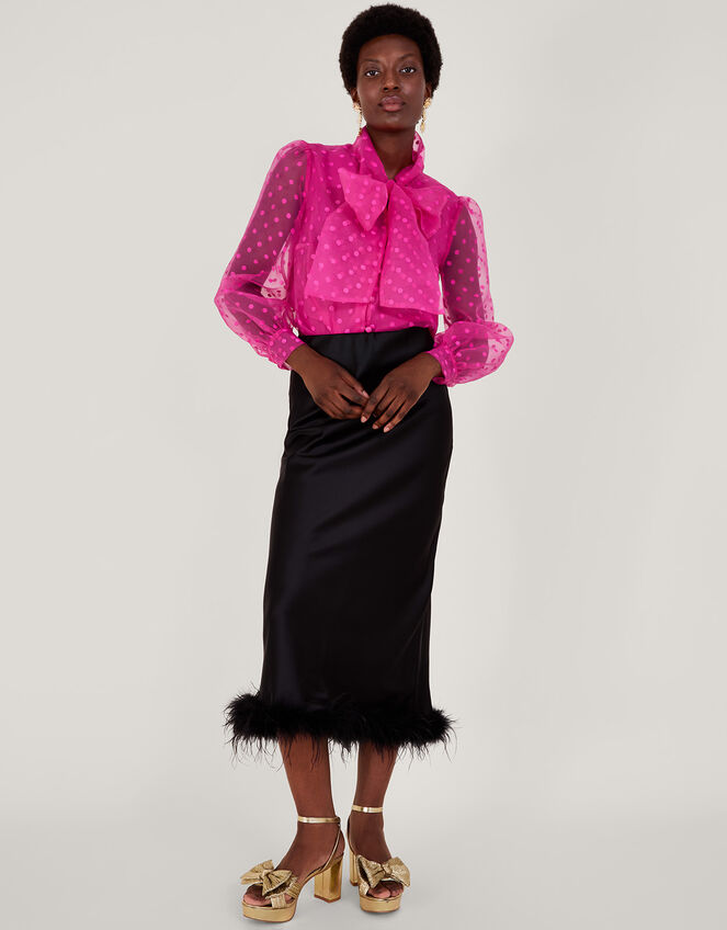 Rosa Spot Blouse Pink