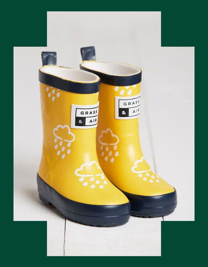 Grass and Air Colour-Revealing Wellies Yellow