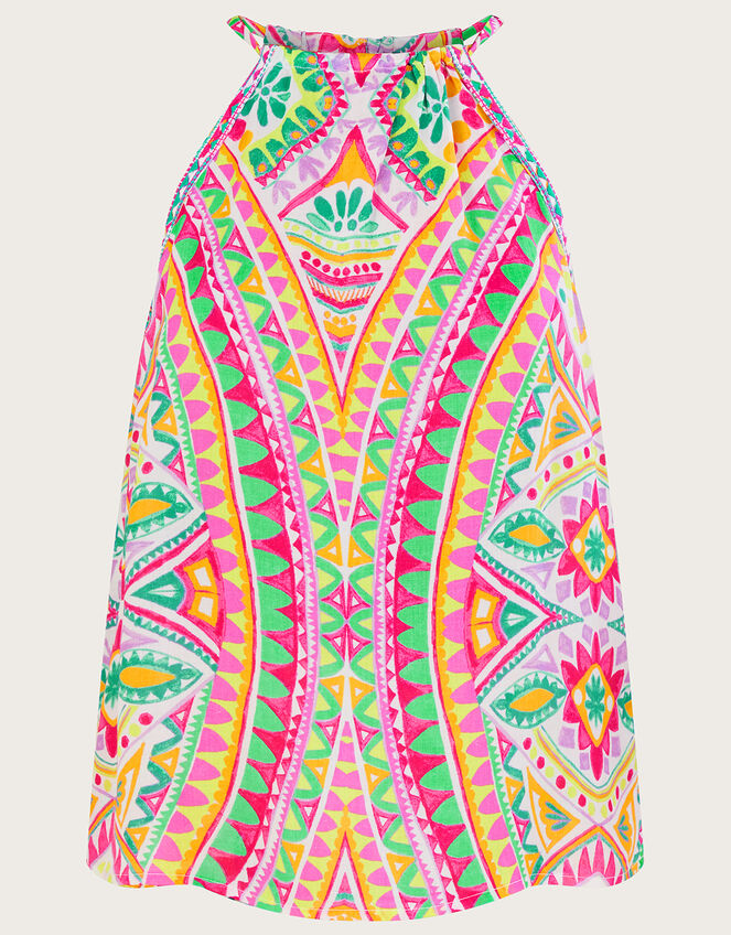 Mosaic Print Halter Cami Top Pink | Vests, Camisoles And Sleeveless ...