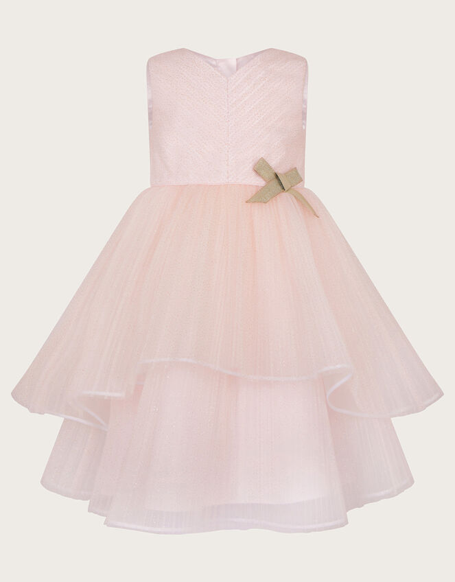 Beau Roses Glitter Dress Pink | Girls' Dresses | Monsoon UK.