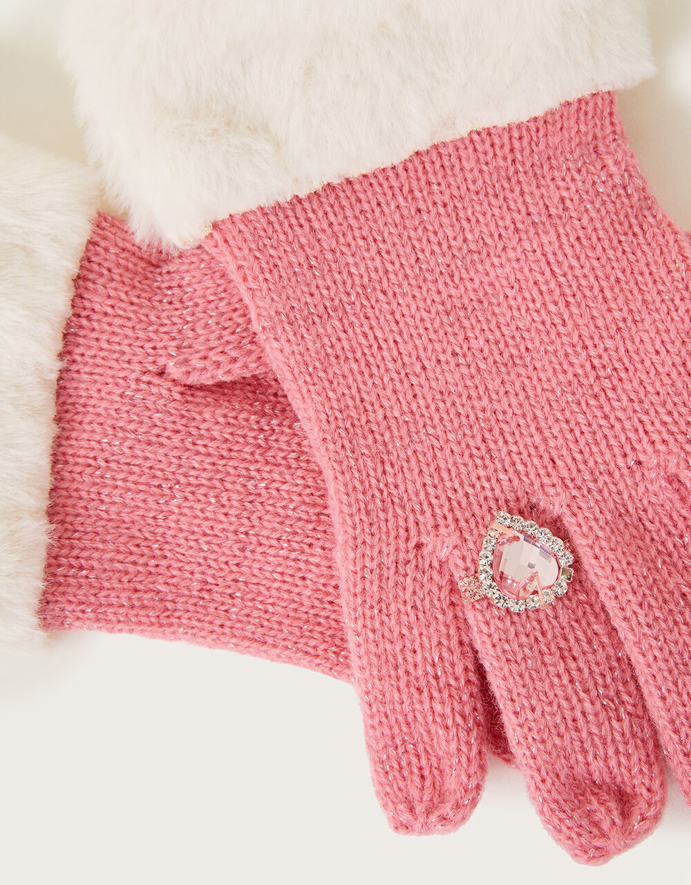 Ring Gloves Pink | Gloves, Hats & Scarves | Monsoon UK.
