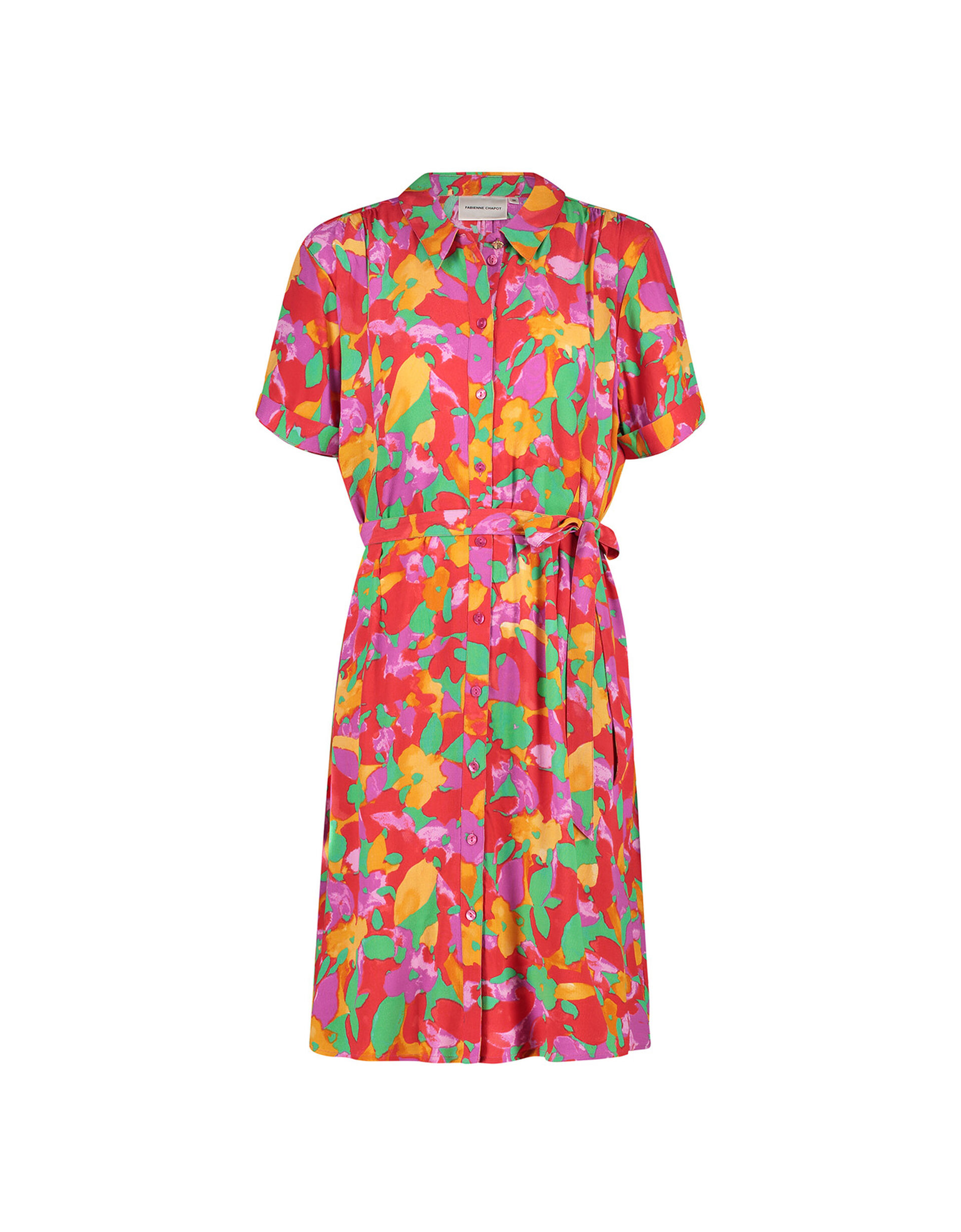 Fabienne Chapot Floral Short Dress Orange
