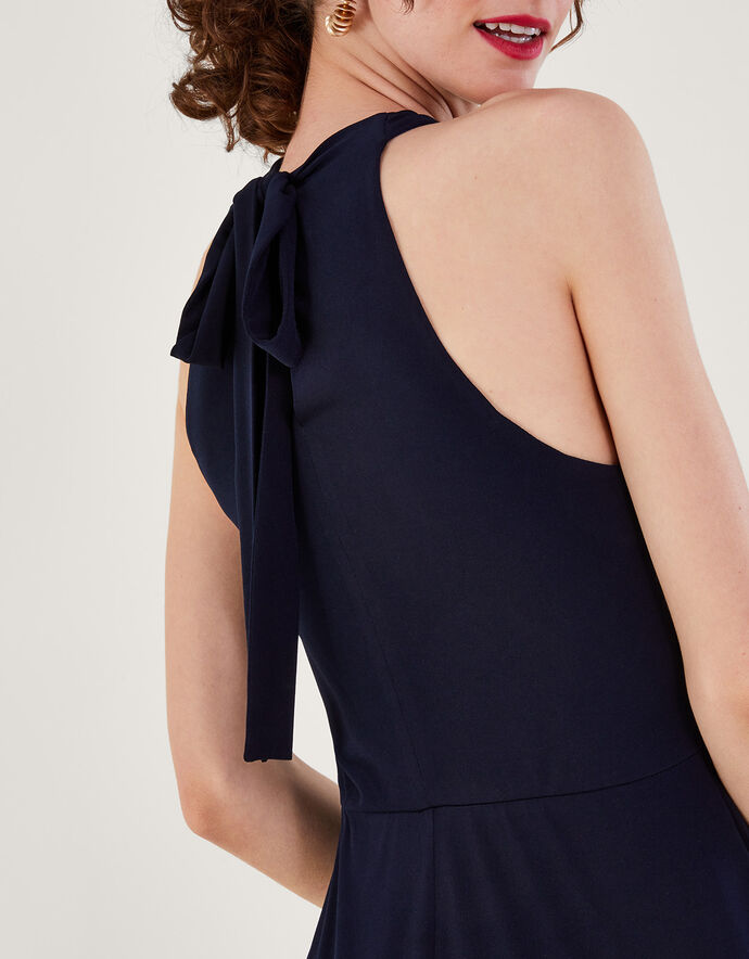 Clo Crossover Maxi Dress Blue