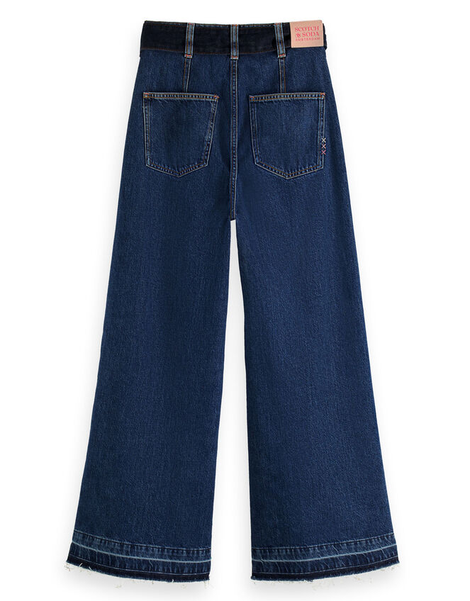 Scotch and Soda Wave Flare Jeans Regular Length Blue